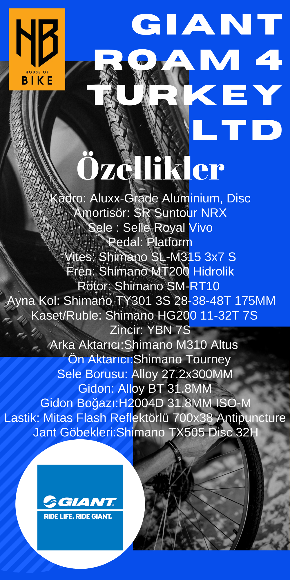 GIANT ROAM 4 DISC TURKEY LTD